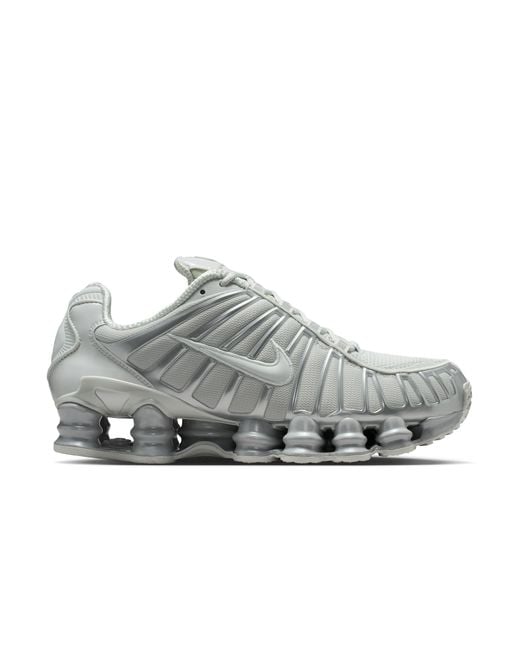 Nike Shox Tl Shoes With Reflective Accents in Gray | Lyst