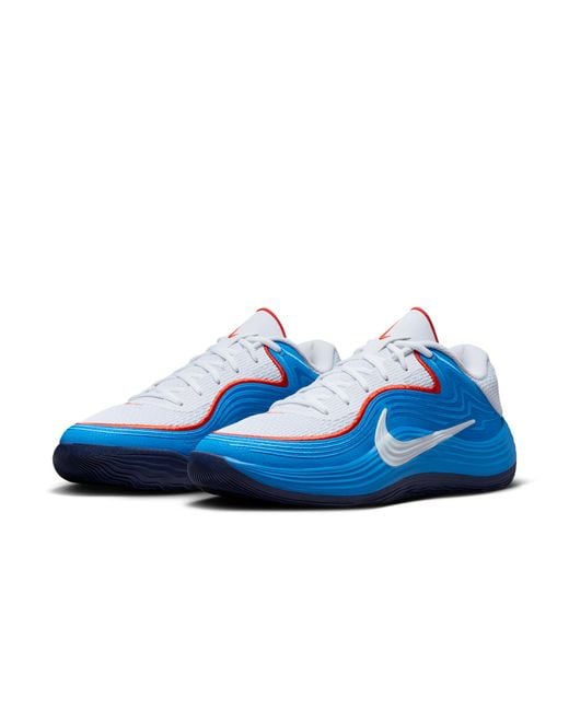 Nike Precision 8 Low Basketball Shoes in Blue for Men | Lyst