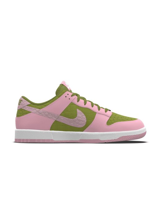 Nike Dunk Low Unlocked By You Custom Shoes in Pink for Men | Lyst