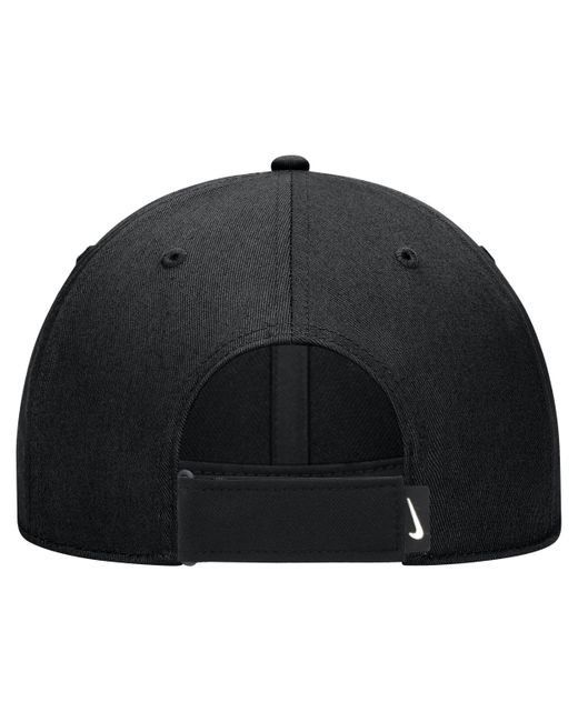 Nike Club Structured Dri-fit Softball Futura Swoosh Cap in Black | Lyst