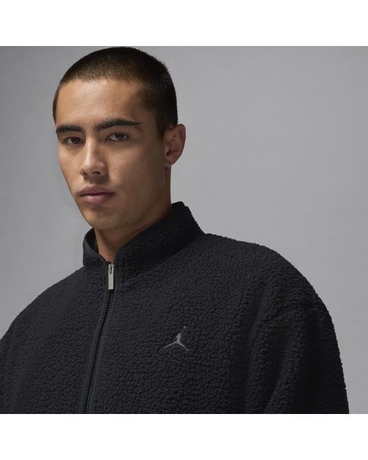 Nike Nike Flight High-Pile Fleece Jacket in Black for Men | Lyst
