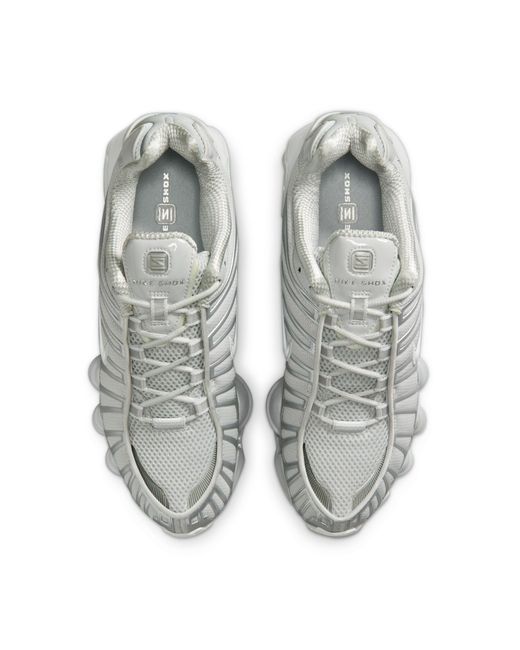 Nike Shox Tl Shoes With Reflective Accents in Gray | Lyst