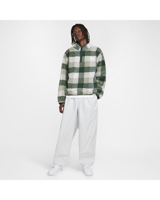 Nike Club Winterized Half-Zip in Green for Men | Lyst