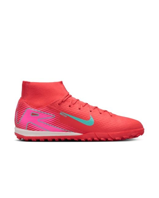 Nike Mercurial Superfly 10 Academy Tf High-Top Football Shoes in Red ...