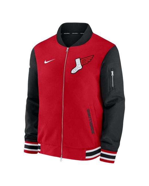 Nike Chicago Sox Authentic Collection City Connect Mlb Full-Zip Bomber ...