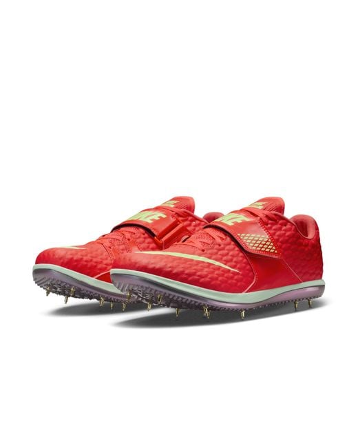 Nike High Jump Elite Track & Field Jumping Spikes in Red for Men | Lyst