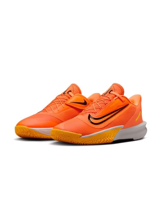 Nike Precision 7 Easyon Basketball Shoes in Orange for Men | Lyst