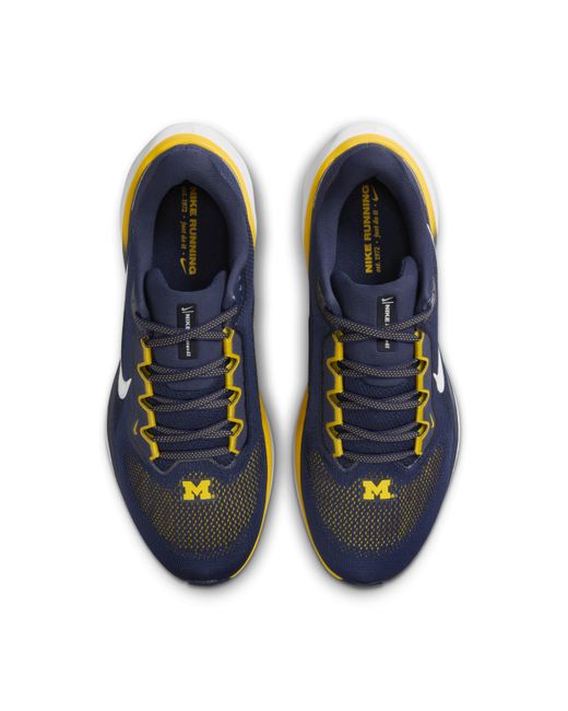Nike Michigan Pegasus 41 College Road Running Shoes in Blue for Men | Lyst