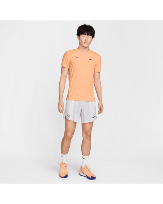 Nike Rafa Dri-Fit Adv Short-Sleeve Tennis Top in Green for Men | Lyst