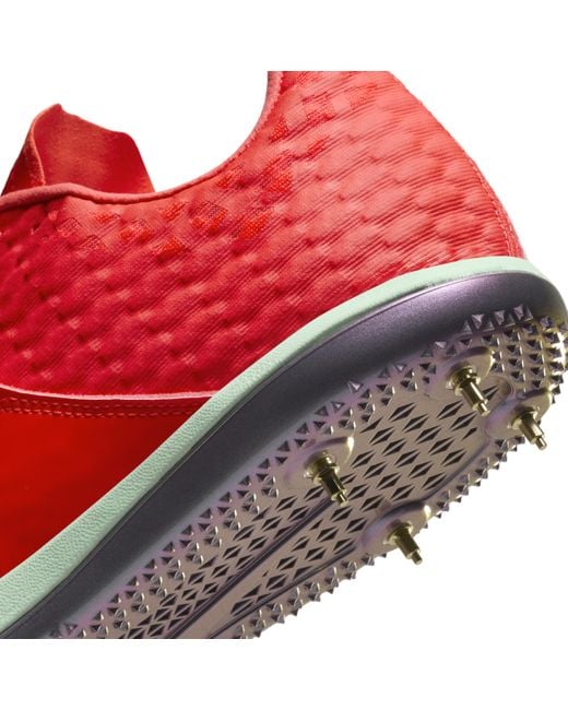 Nike High Jump Elite Track & Field Jumping Spikes in Red for Men | Lyst
