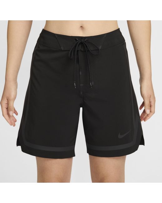 Nike Swim Fadeaway 7" Board Shorts in Black | Lyst