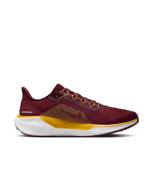 Nike Pegasus 41 Nfl Washington Commanders Road Running Shoes in Red for ...