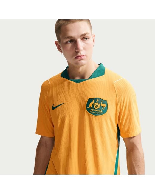 Nike Australia 2026 Match Home Aero-Fit Soccer Authentic Jersey in ...