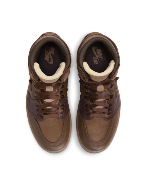 Nike Air 1 High Method Of Make Shoes in Brown | Lyst