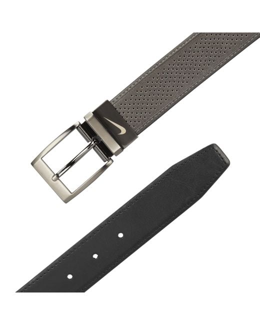 Nike Tour Golf Perforated Reversible Belt in Black for Men | Lyst