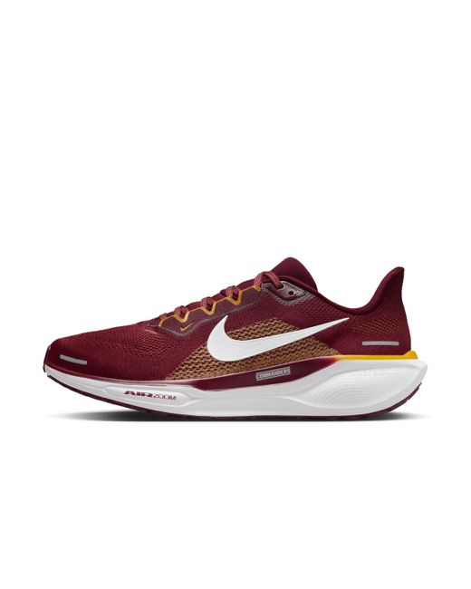 Nike Pegasus 41 Nfl Washington Commanders Road Running Shoes in Red for ...