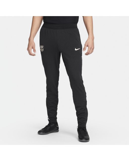 Nike F.C. Barcelona Strike Elite Dri-Fit Adv Football Knit Pants in Black for Men | Lyst UK