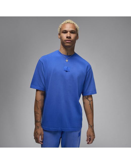 Nike Flight Essentials 85 Washed T-Shirt in Blue for Men | Lyst