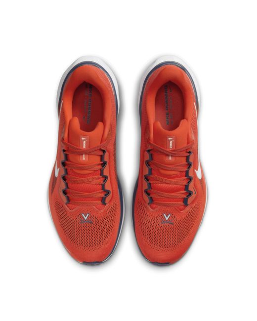 Nike Virginia Pegasus 41 College Road Running Shoes in Red for Men | Lyst