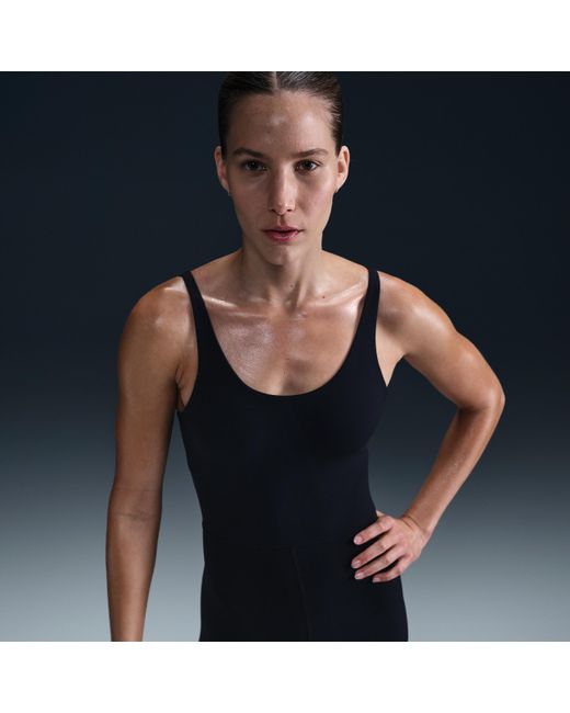 Nike Zenvy Dri-Fit 7/8 Bodysuit in Blue | Lyst