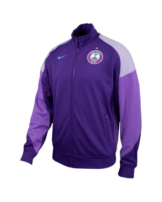 Nike Orlando Pride Nwsl Anthem Jacket in Purple | Lyst