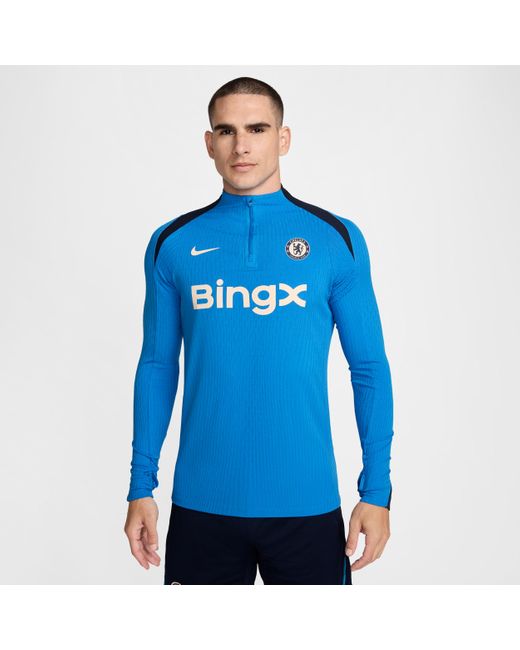 Nike Chelsea F.C. Strike Elite Dri-Fit Adv Football Knit Drill Top in Blue for Men | Lyst UK
