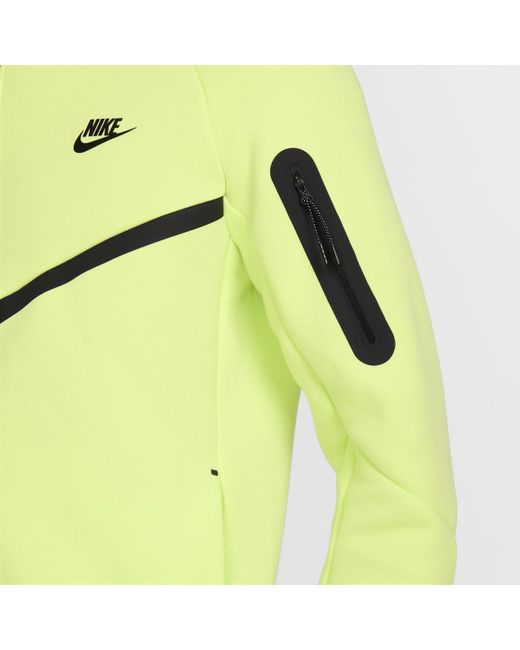 Nike Tech Full-Zip Windrunner Hoodie in Yellow for Men | Lyst