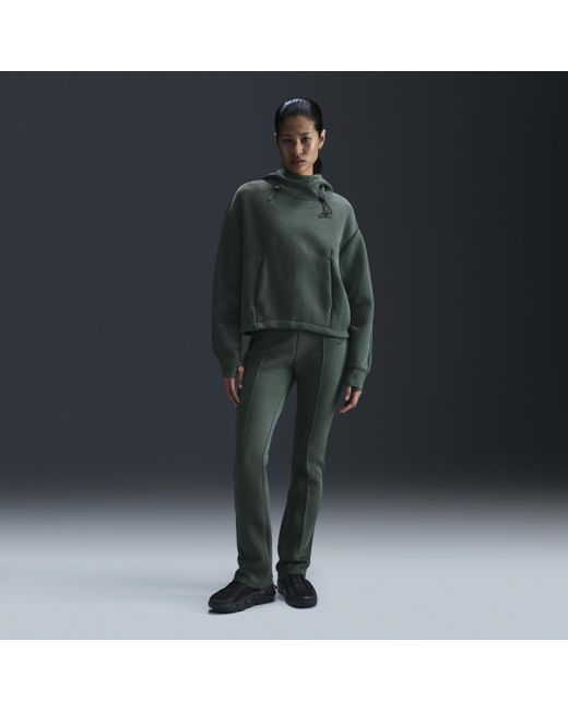 Nike Sportswear Tech Fleece High-Waisted Slim Pants in Black | Lyst