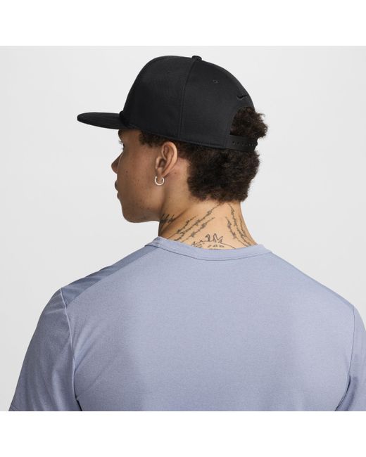 Nike Pro Structured Dri-Fit Cap in Blue | Lyst