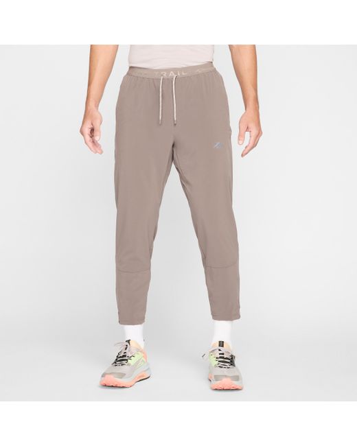 Nike Dawn Range Dri-Fit Running Pants in Gray for Men | Lyst