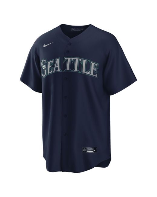 Nike Mlb Seattle Mariners Replica Baseball Jersey in Blue for Men | Lyst