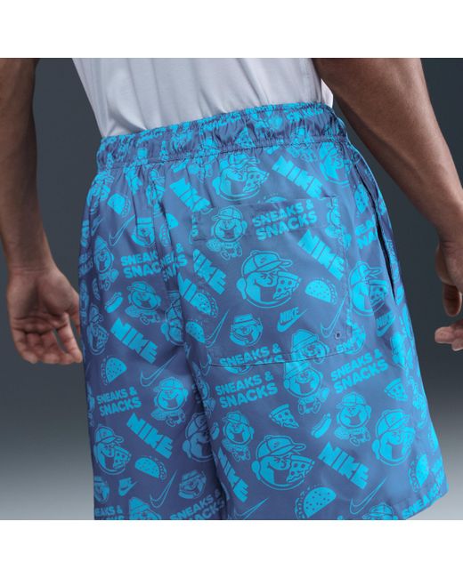 Nike Club Flow Shorts in Blue for Men | Lyst