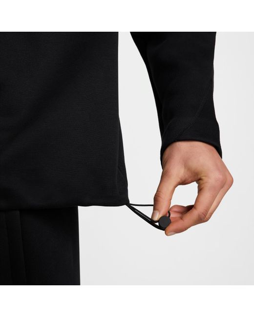 Nike Tech Fleece Crew in Black for Men | Lyst