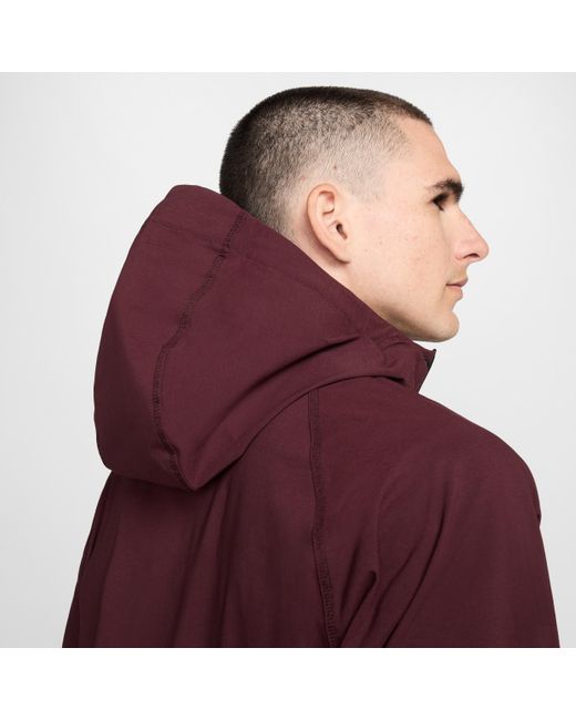 Nike Tech Woven Jacket in Red for Men | Lyst