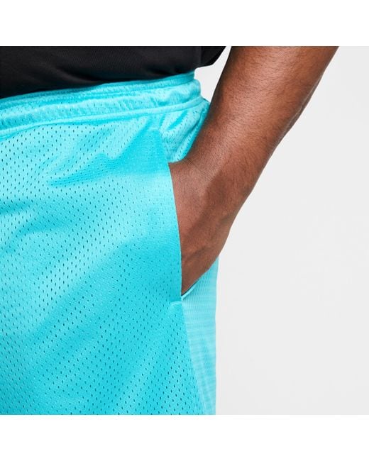 Nike Dri-Fit 5" Mesh Basketball Shorts in Blue for Men | Lyst