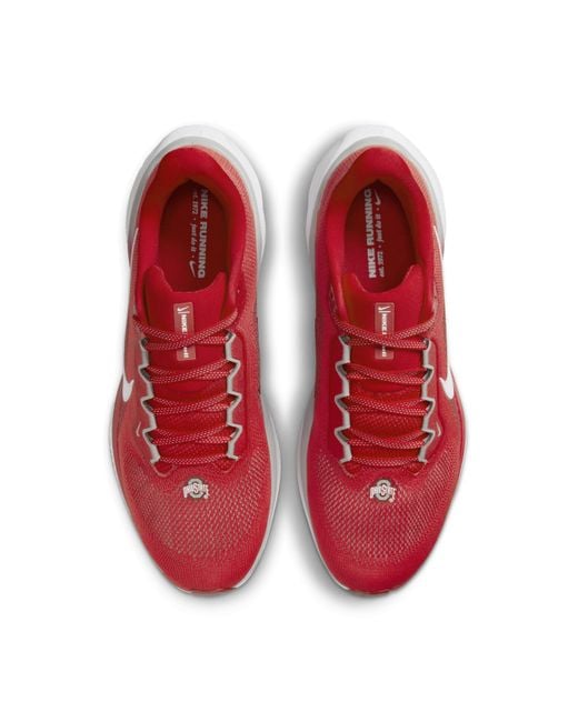 Nike Ohio State Pegasus 41 College Road Running Shoes in Red for Men | Lyst