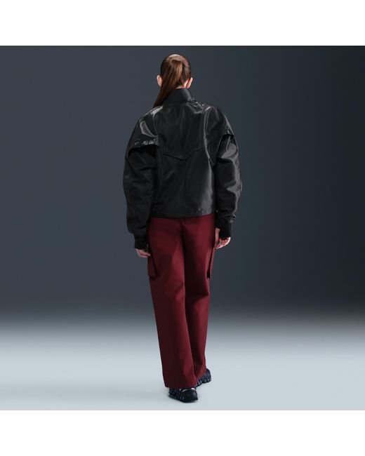 Nike Windrunner Shine Jacket in Black | Lyst