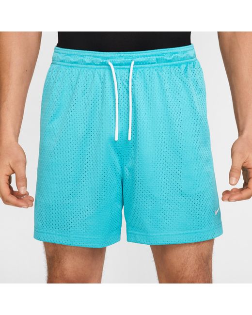 Nike Dri-Fit 5" Mesh Basketball Shorts in Blue for Men | Lyst