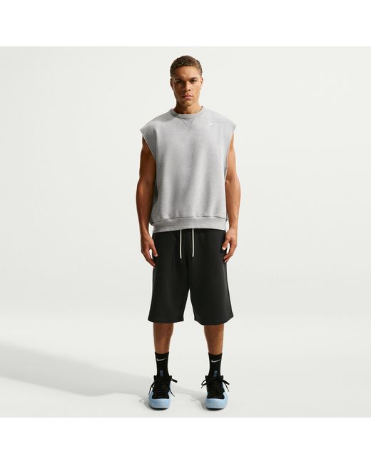 Nike Standard Issue Therma-Fit 14" Fleece Basketball Shorts in Gray for ...