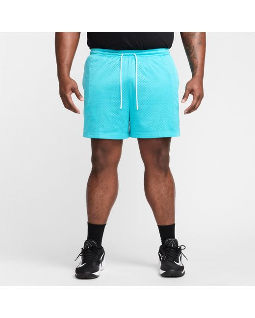 Nike Dri-Fit 5" Mesh Basketball Shorts in Blue for Men | Lyst
