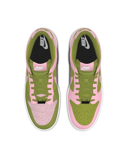 Nike Dunk Low Unlocked By You Custom Shoes in Pink for Men | Lyst