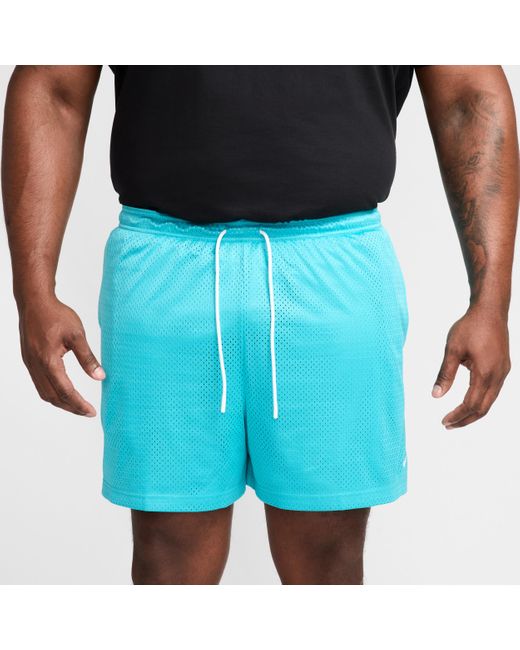 Nike Dri-Fit 5" Mesh Basketball Shorts in Blue for Men | Lyst