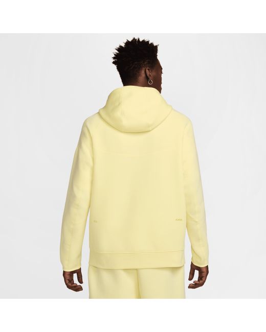 Nike Nocta Tech Fleece Full-Zip Hoodie in Yellow for Men | Lyst