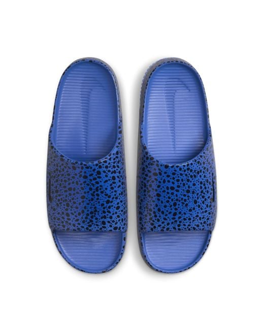 Nike Calm Electric Slides in Blue for Men | Lyst