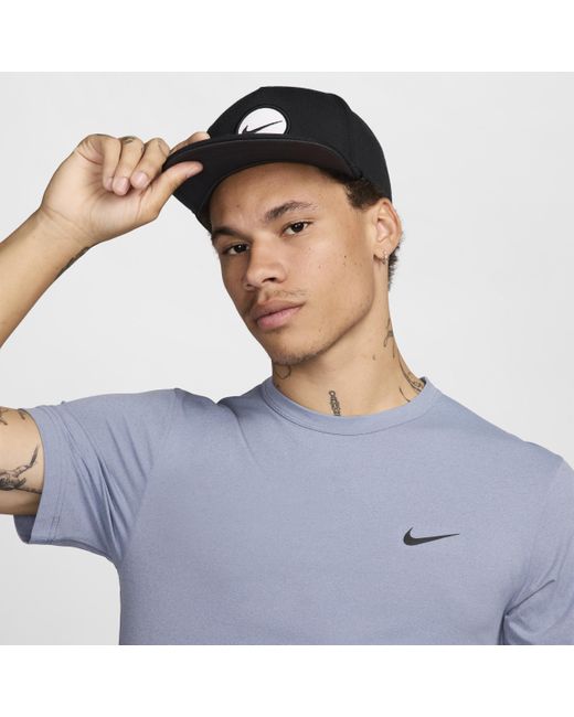 Nike Pro Structured Dri-Fit Cap in Blue | Lyst