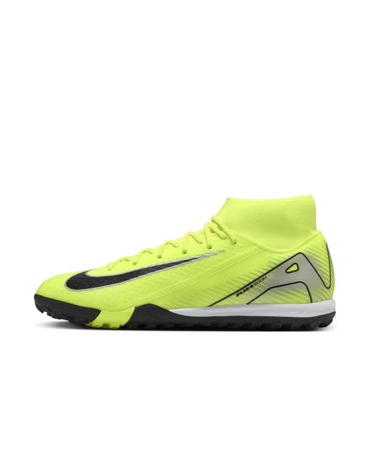 Nike Mercurial Superfly 10 Academy Tf High-Top Football Shoes in Yellow ...