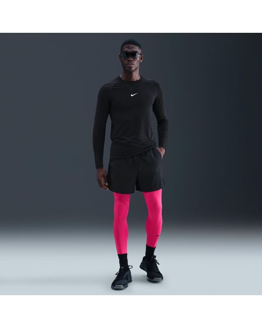 Nike Pro Dri-Fit Fitness Tights in Blue for Men | Lyst