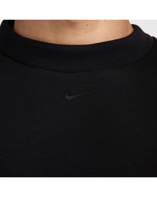 Nike Tech Fleece Crew in Black for Men | Lyst