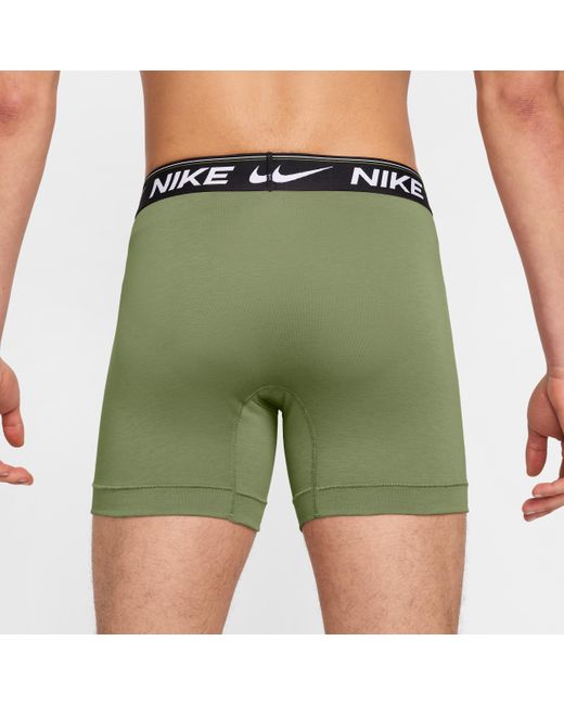 Nike Dri-Fit Ultra Comfort Boxer Briefs (3-Pack) in Green for Men | Lyst
