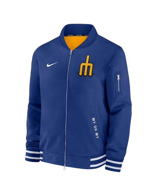 Nike Seattle Mariners Authentic Collection City Connect Mlb Full-Zip ...